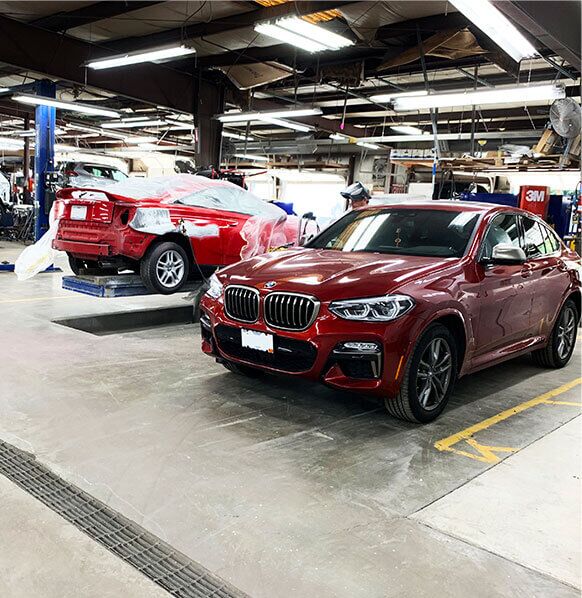 Collision repair process at Spirit West Motor Carriage